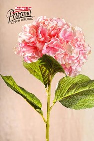 Paramit Aranžovací květina hortenzie světle růžová 82 cm