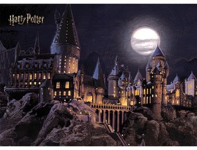 Dětská fototapeta Harry Potter Hogwarts Moon 252 x 182 cm, 4 díly