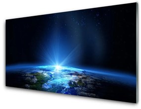 Obraz na skle Abstrakce Vesmír 125x50 cm