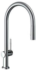 Hansgrohe Talis M54 - Páková kuchyňská baterie 210, vytahovatelná sprška, 2jet, sBox, chrom 72801000