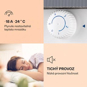 Klarstein Garfield, mrazák, mrazicí prostor, 35 l, 65 W, 4 hvězdičky, 2 úrovně
