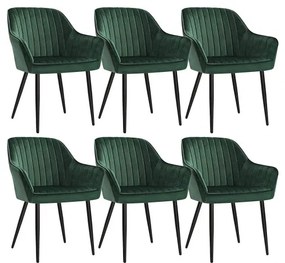 Set šesti jídelních židlí LDC087C01-6 (6 ks)