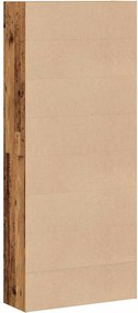 Knihovna old wood 80 x 30 x 189 cm kompozitní dřevo 3314676
