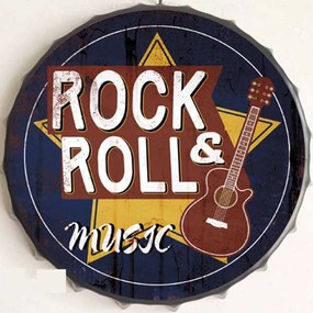 Víko cedule Rock &amp; Roll Music