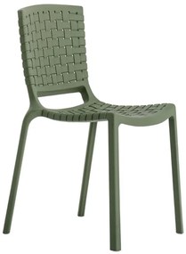 OnaDnes -20% Pedrali Zelená plastová jídelní židle Tatami 305