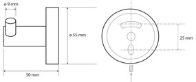 SAPHO XR202 X-Round E dvojháček, stříbrná