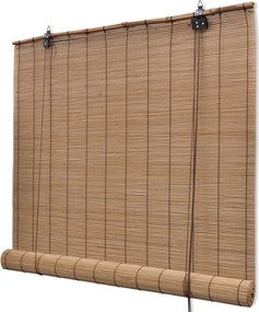 vidaXL bambusová roleta 120 x 220 cm [241329] Barva: Hnědá