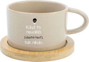 Personalizovaný keramický hrníček "MAKRONKA" - když to nezvládne … tak nikdo