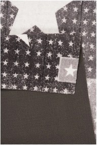 Šedočerný kuchyňský běhoun Zala Living Trio, 45 x 140 cm