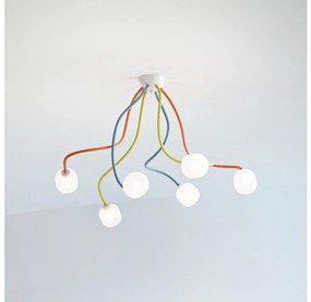 Ideal Lux - LED Flexibilní přisazený lustr OCTOPUS 6xG9/3W/230V pestrobarevná