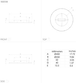 Eglo 900598 - LED Stmívatelné stropní svítidlo LANCIANO LED/24W/230V + DO