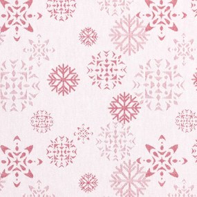 SCANquilt utěrka DESIGN vločky červená 50 x 70 cm