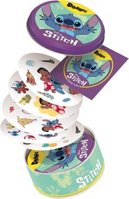 ASMODEE Hra postřehová Dobble Stitch v plechové krabičce *SPOLEČENSKÉ HRY* asdobsti07m