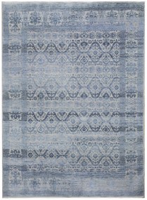 Diamond Carpets koberce Ručně vázaný kusový koberec Diamond DC-HALI B Silver/blue ROZMĚR: 180x275