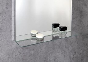 Sapho Traka koupelnové zrcadlo 60 x 80 cm s led osvětlením a poličkou bílá TK060