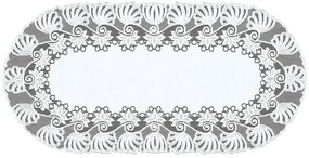 Žakárový ubrus - běhoun AGATA různé rozměry bílá MyBestHome Rozměr: 100x50 cm