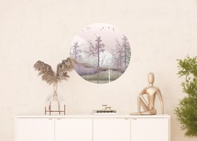 Samolepící vliesová fototapeta na zed' Mystická Přírodní Krajina | 70 x 70 cm | DCR3233