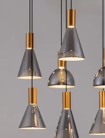 Designový lustr Voi 7 Šedá