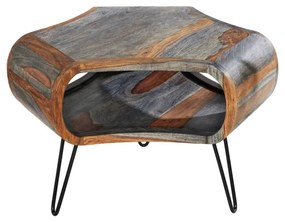 Massive home | Konferenční stolek ORGANIC SMOKE 70 CM masiv sheesham