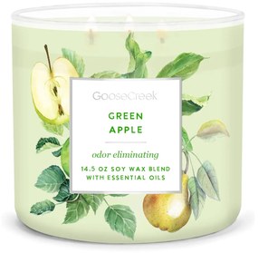 Goose Creek Candle svíčka Odor Eliminating Green Apple, 411 g