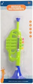 Dětská trumpeta 35 cm / Hudební hračka / plast / od 3 let