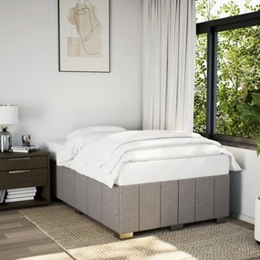 Rám postele bez matrací taupe 120x190 cm textil 3284822