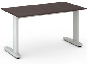 Kancelářský psací stůl PRIMO FLEXIBLE 1400 x 800 mm, wenge