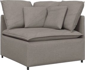 Modulární pohovka s polštáři textil taupe 3321272