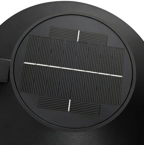 Nordlux Solární nástěnné LED svítidlo Justina se senzorem Barva: Černá