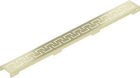 Mexen Flat M15 krytka žlabu 60 cm, zlatá matná, 1A24060