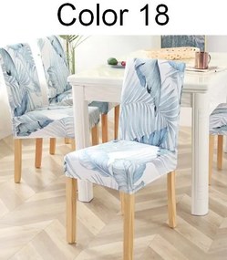 Různé elastické potahy na jídelní židle Varianta: Color 18