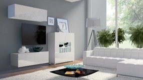 Gibmeble obývací stěna Calabrini 9 barevné provedení bílá