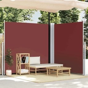 Zatahovací boční markýza hnědá 220 x 600 cm 318015