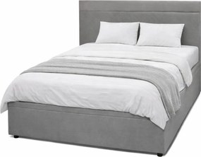 Postel Fro Pik 140x200 s roštem, úložným prostorem Mono 246, šedá