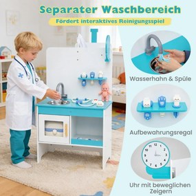 Costway Dětský lékařský set s 27 příslušenstvím Medical Center s EKG monitorem