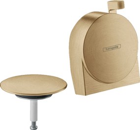 Hansgrohe Exafill S, vrchní sada vanového výtoku, odtokové a přepadové soupravy, kartáčovaný bronz, HAN-58117140