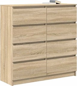 Příborník dub sonoma 100x35x99 cm kompozitní dřevo 3328491
