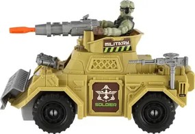 TEDDIES Vojenská sada s obrněným autem / Obrněné auto, voják a doplňky