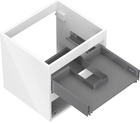 Mexen Box-A, závěsná skříňka 50 cm, 2 zásuvky, bílá lesklá, 91AX0-0500-470-2-00