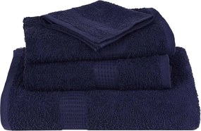 Ručníky FROGN 10 ks tmavě modré 100x200 cm 360 g/m² 136796