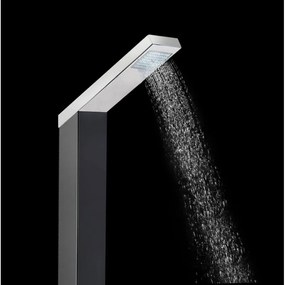 AMA Luxury Shower Solární sprcha Solaris Integra černý matný nerez