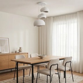 BRILAGI - Lustr na lanku WABI SABI 3xE27/40W/230V pr. 76 cm bílá
