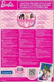 Lexibook Barbie stojan se 2 mikrofony / Stojan na mikrofony / Bluetoot