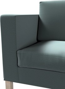 Potah na pohovku IKEA  Karlanda 2-místná, krátký barva zelená látka sametová