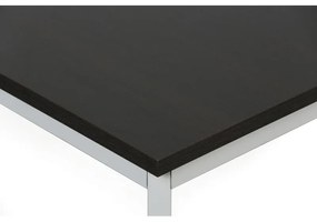 Jídelní stůl TRIVIA, světle šedá konstrukce, 1200 x 800 mm, wenge
