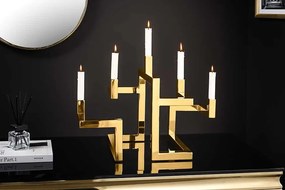 Elegantní svícen Amber zlatý 50cm