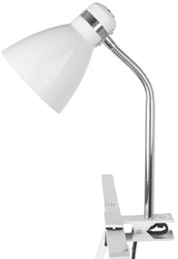 Stolní lampa s klipem Study bílá Leitmotiv
