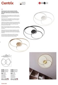 Redo 01-2973 - LED Stropní svítidlo CENTRIX LED/92W/230V bronzová