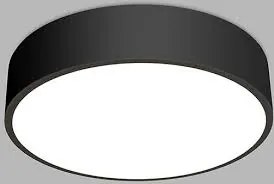 Stmívatelné stropní LED svítidlo MONO - černá, 3000 K, 4000 K, 60 W, 3900 lm, 600 mm, Stmívatelné TRIAC