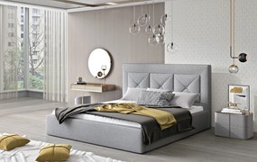 Eltap Čalouněná postel Cloe Materiál a barva potahu: Omega 13 - šedá, Rozměry (cm): 180x200